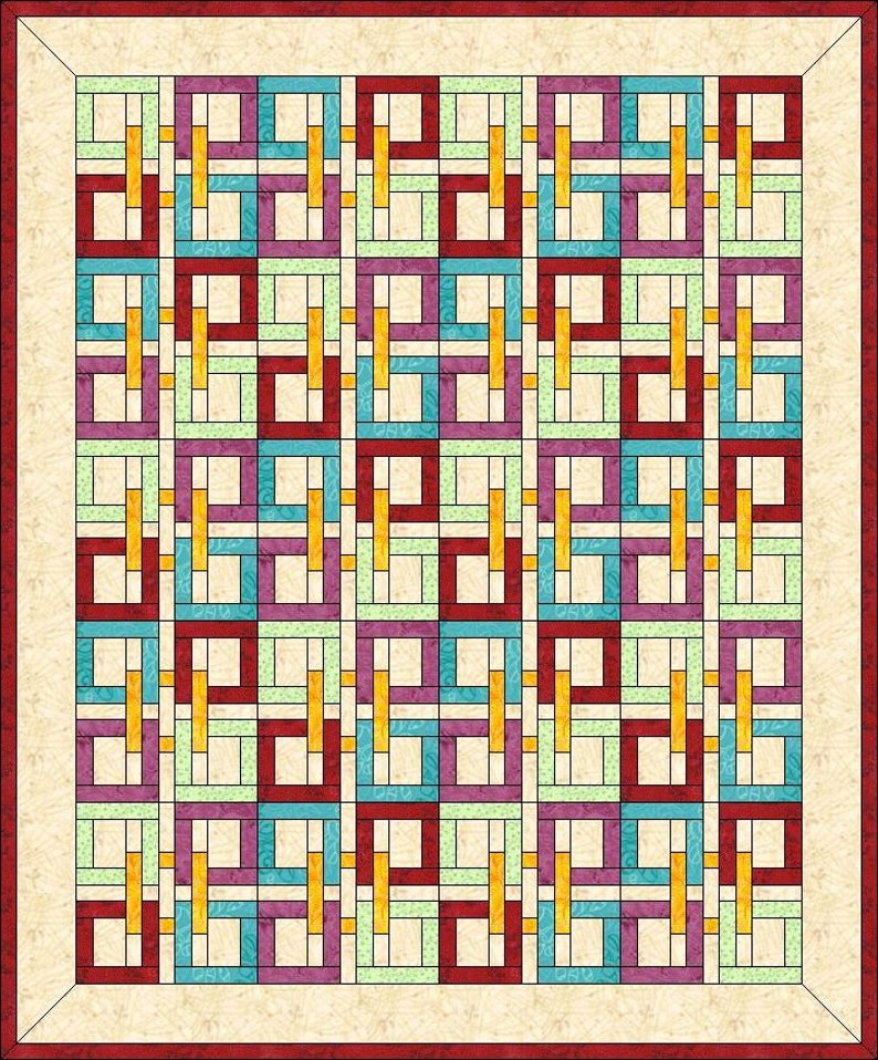 Digital PDF Quilt Block Pattern|celtic Squares Quilt Block Pattern ...