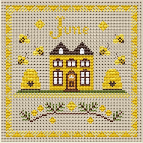 September Cross Stitch Pattern September Monthly Sampler - Etsy