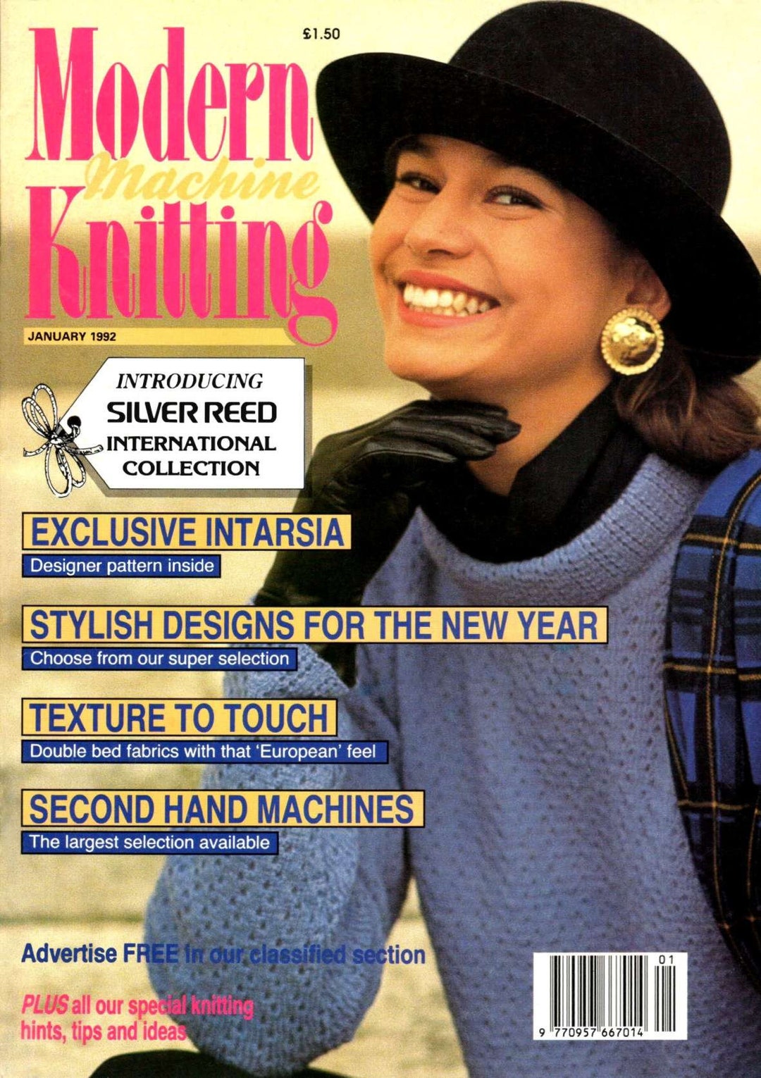 Vintage Knitting Machine Pattern Magazine|modern Machine Knitting JAN ...