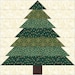 Foundation Paper Piecing (FPP) Templates|christmas Tree Quilt Block ...