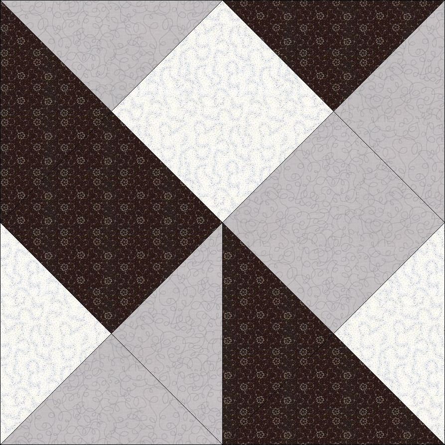 Digital PDF Quilt Block Patternblack and Grey Grids Quilt - Etsy