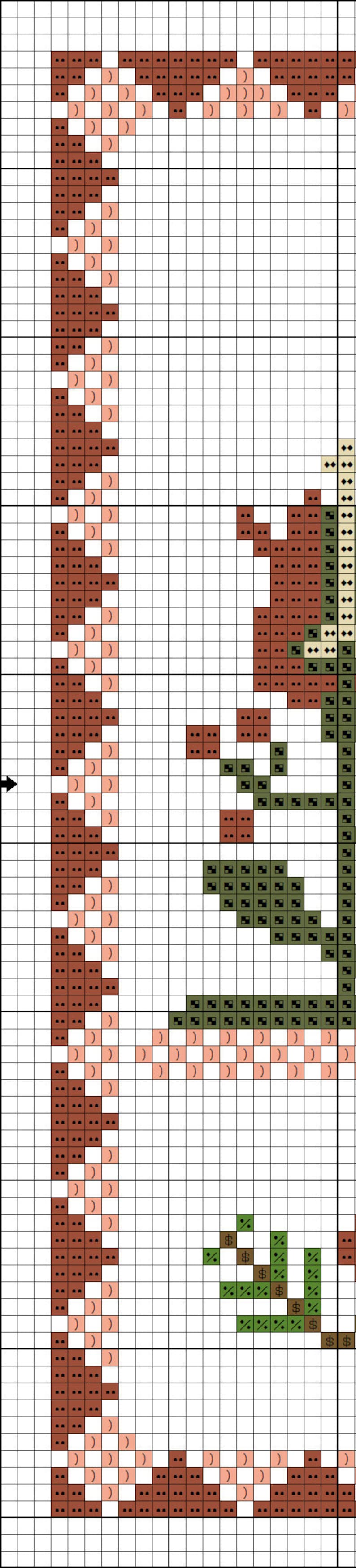 October Cross Stitch Pattern, October Monthly Sampler, Calendar Cross ...
