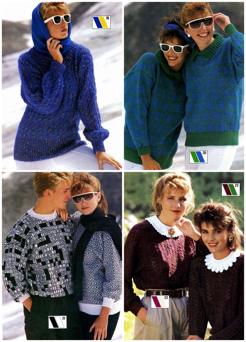 Vintage Knitting Machine Patterns Magazine|brother Fashion Vol.9 ...