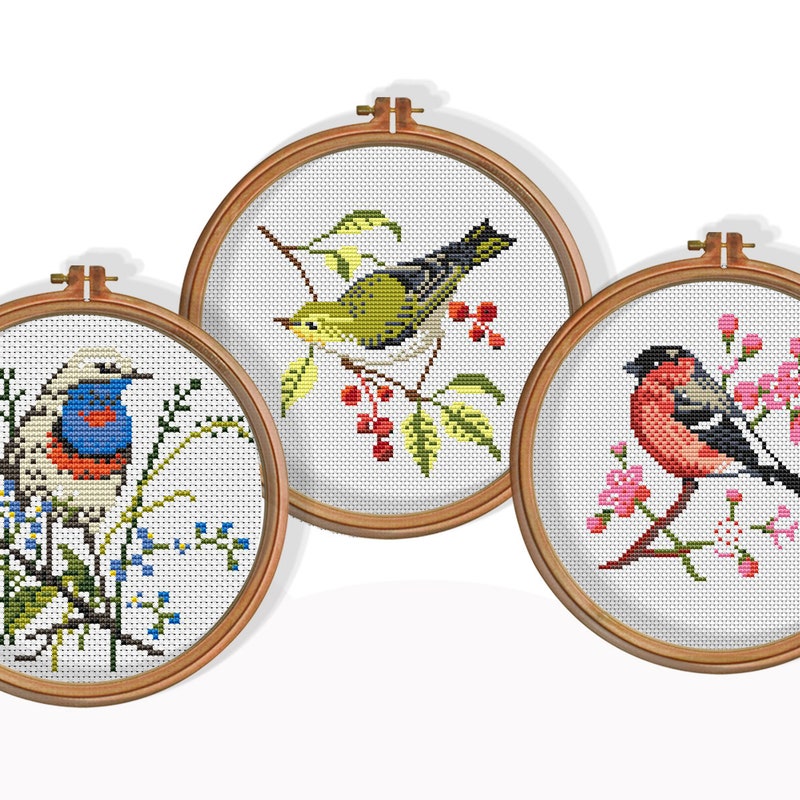 Bird Cross Stitch Pattern - Etsy