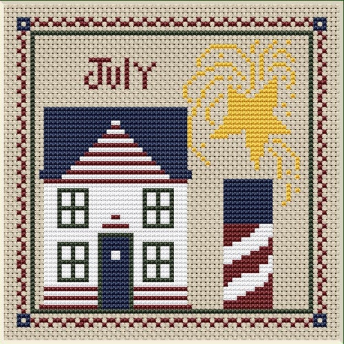 September Cross Stitch Pattern September Monthly Sampler - Etsy