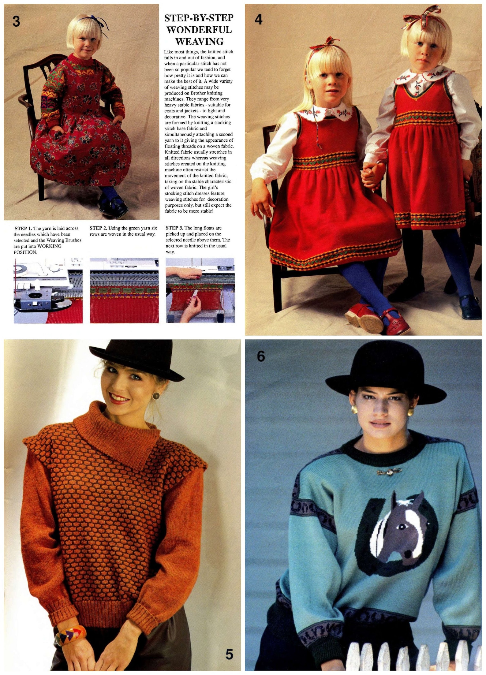 Vintage Knitting Machine Patterns Magazinebrother Machine - Etsy