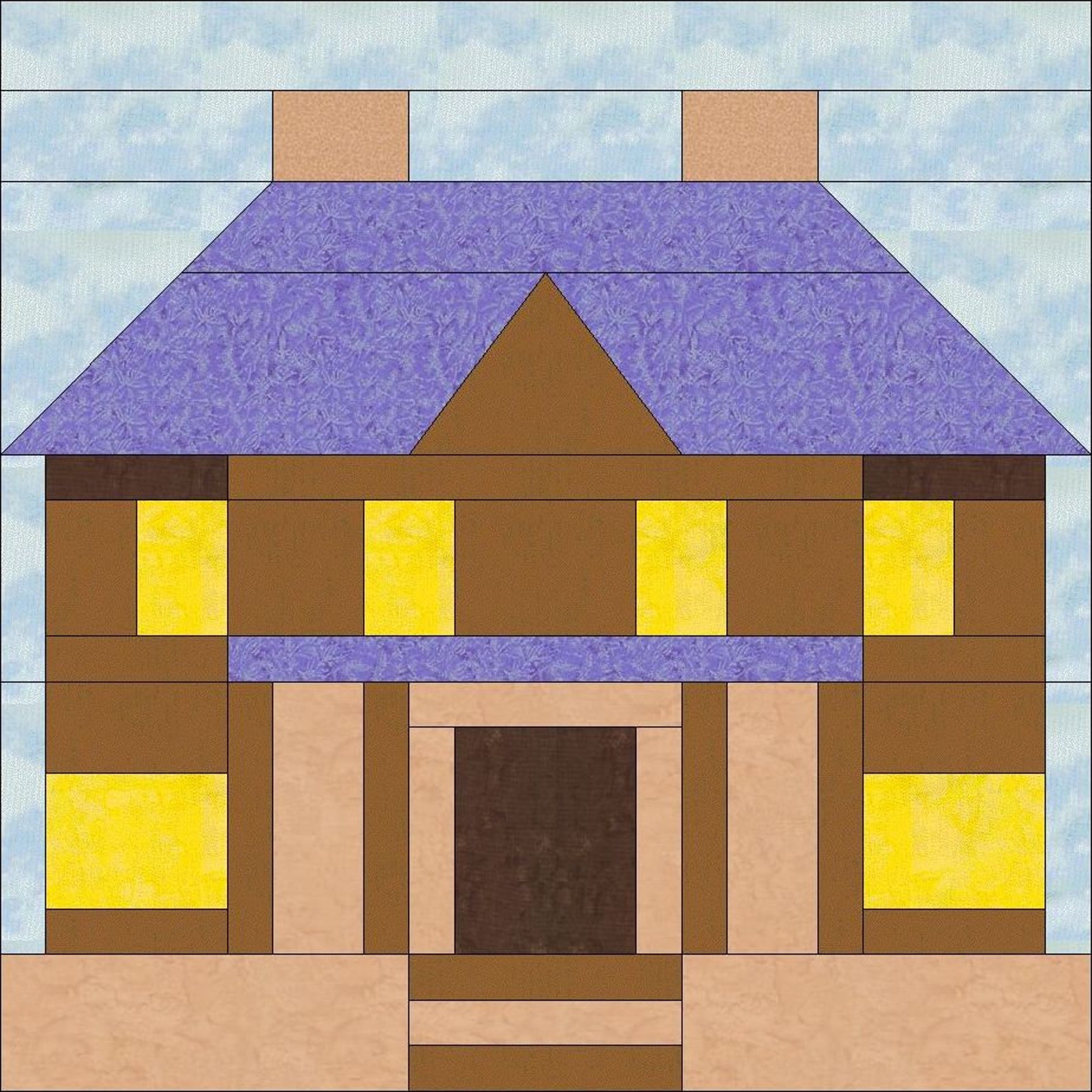 Digital PDF Quilt Block Patternquilt Block Pattern - Etsy