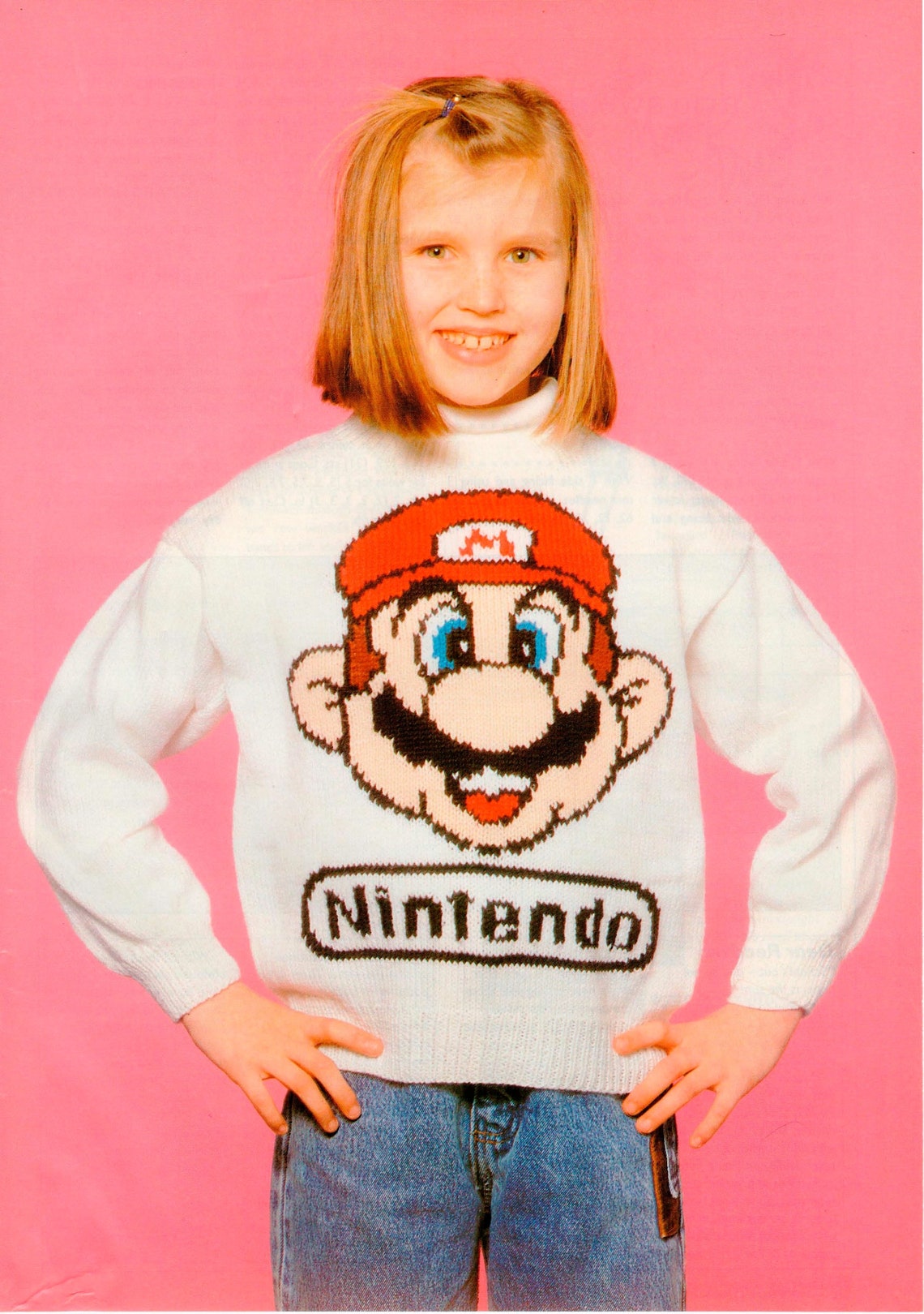 Vintage Intarsia Knitting Machine Patternmario - Etsy