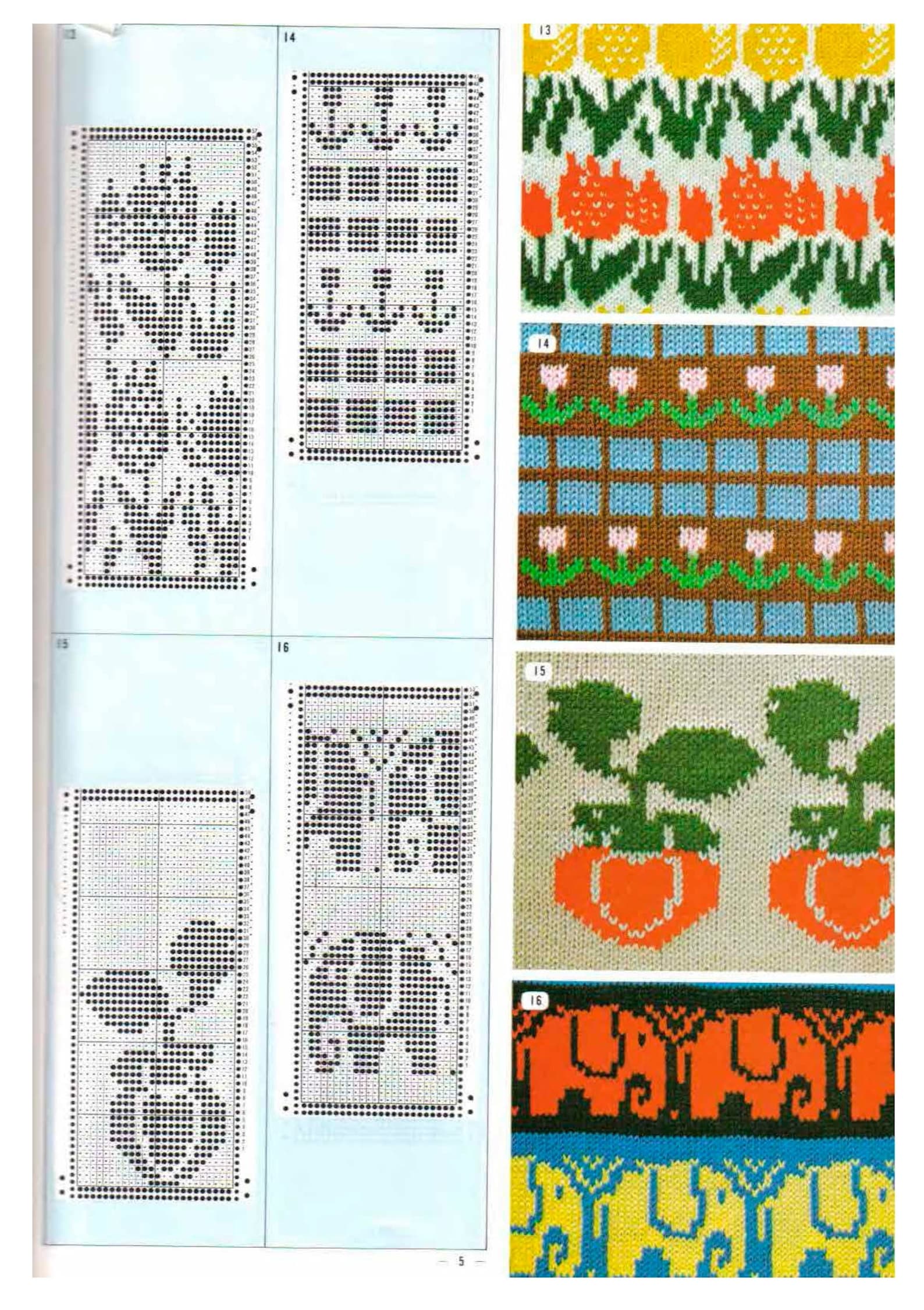 1973 Vintage Bookpattern Library for Punch Card Knitters | Etsy