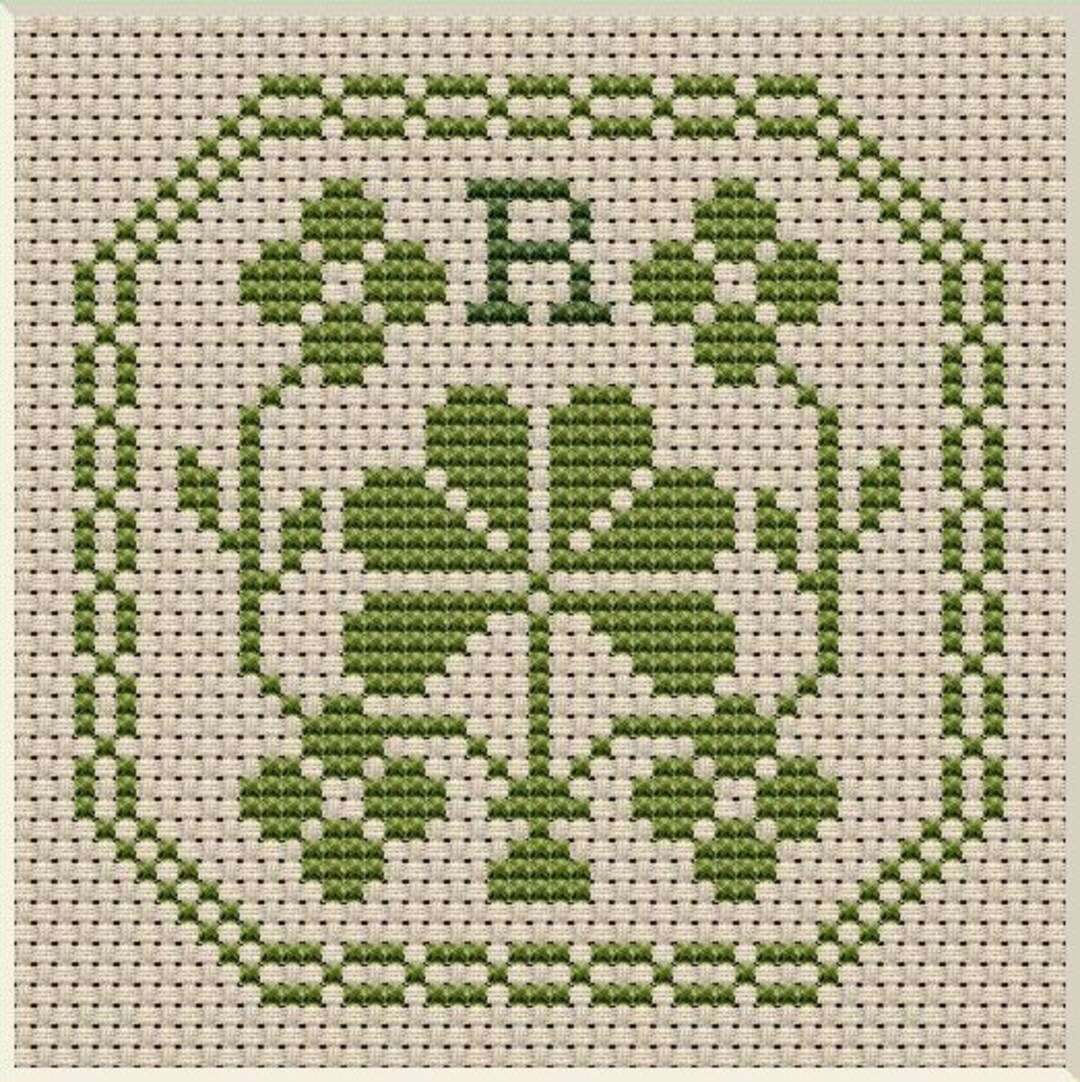 Maple Leaf Cross Stitch Pattern, Modern Cross Stitch Chart, Fall Cross ...