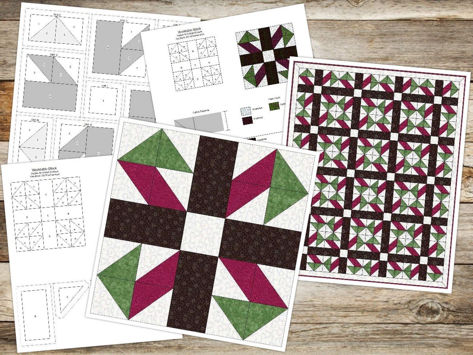 Digital PDF Quilt Block Patternquilt Block Jack in the - Etsy