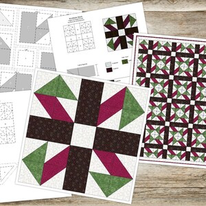 Digital PDF Quilt Block Pattern|quilt Block Jack in the Box|modern ...