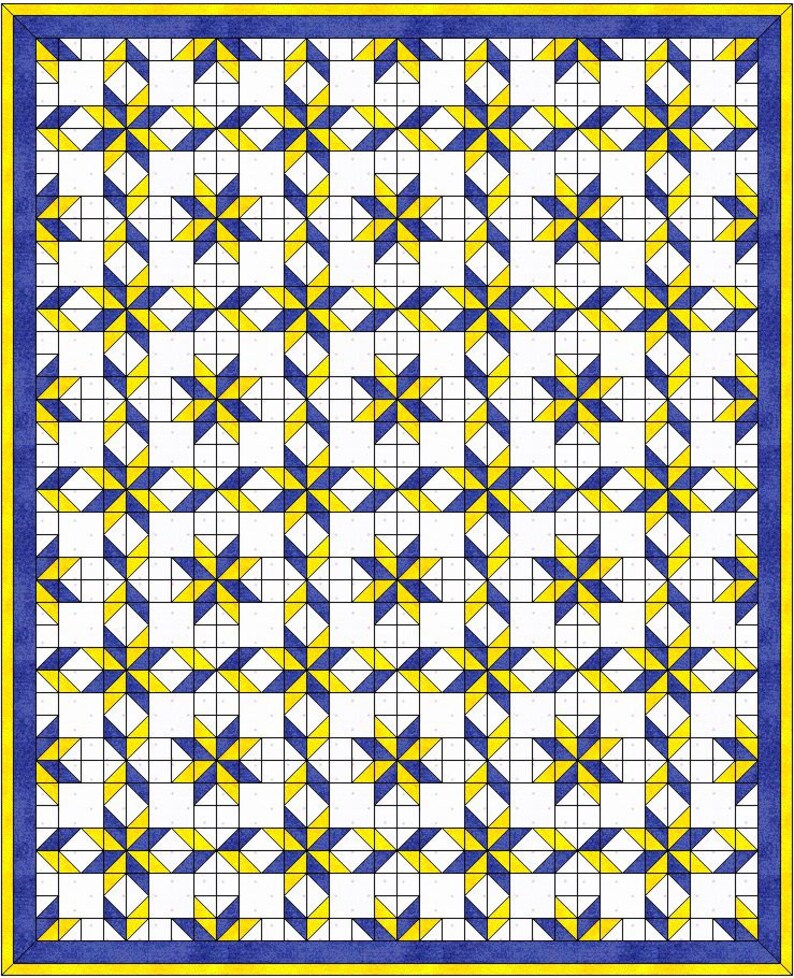 Digital PDF Quilt Block Pattern|west Virginia Quilt Block Pattern ...
