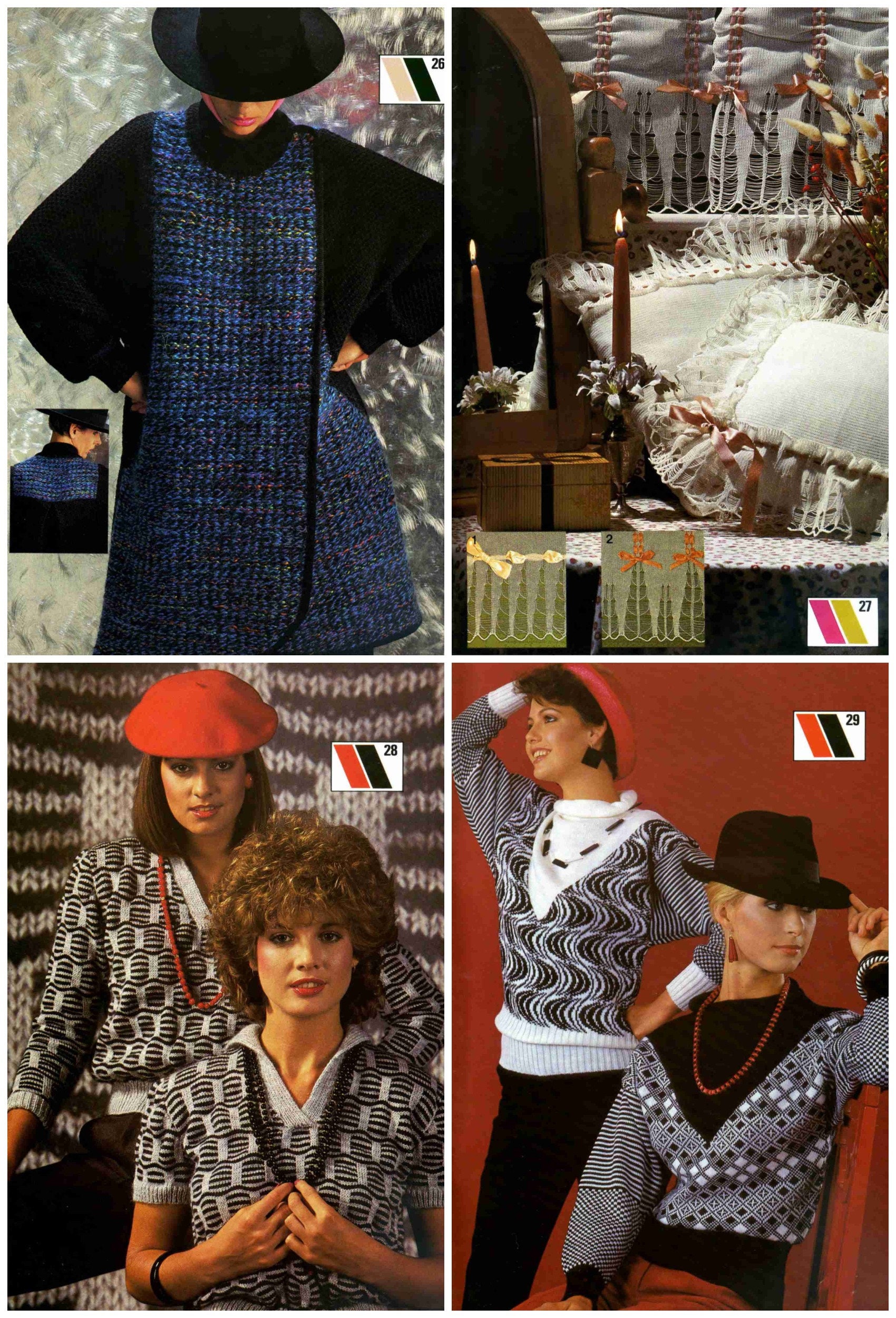 Vintage knitting machine patterns magazineBROTHER fashion | Etsy