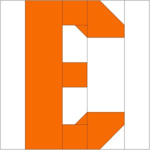 Foundation Paper Piecing (FPP) Templates|alphabet Quilt Block Pattern ...