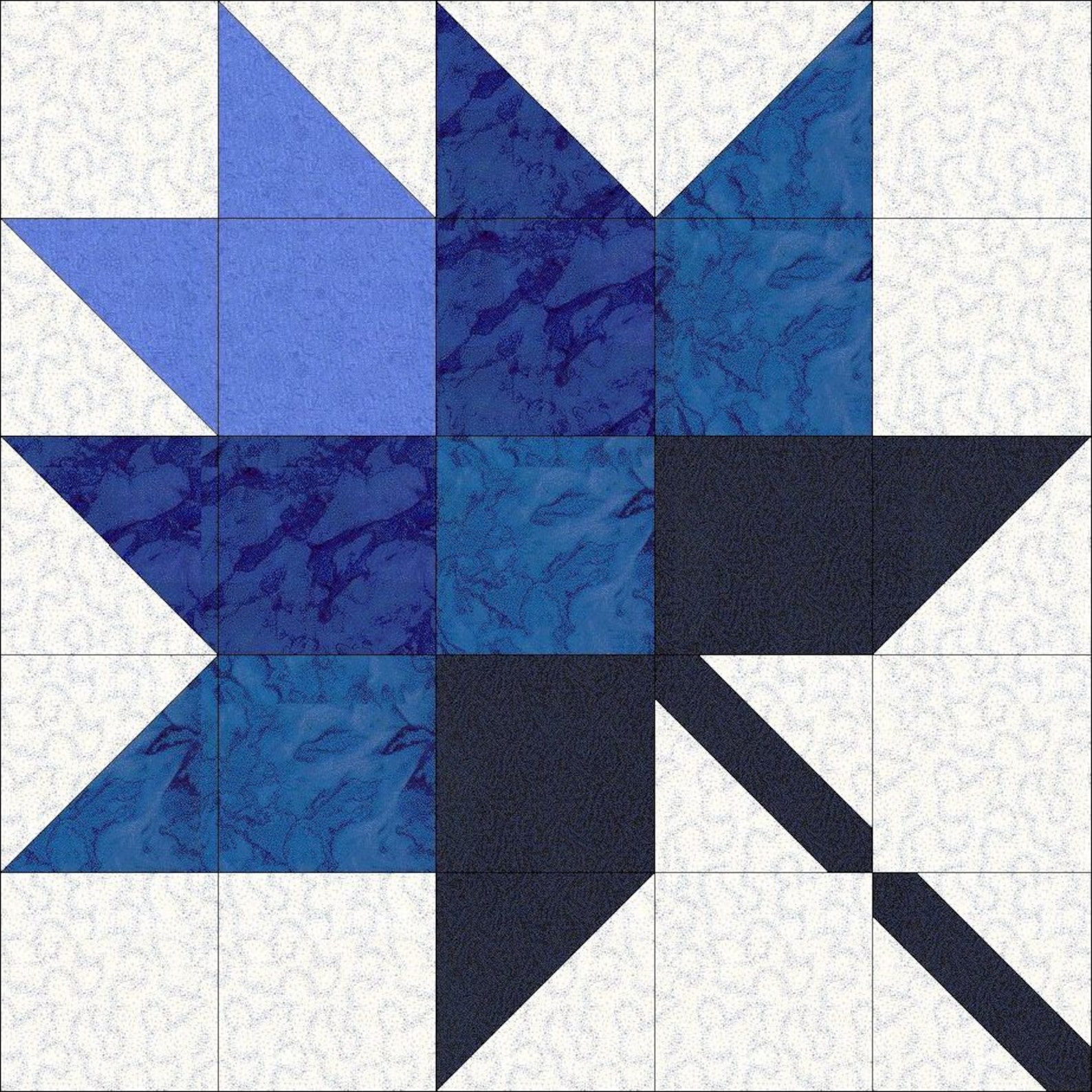 Maple Leaves Digital PDF Quilt Pattern|modern Patchwork|quilt Block ...