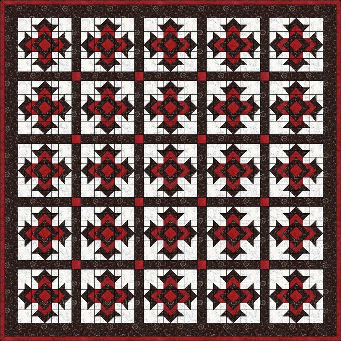 Digital PDF Quilt Block Pattern|god's Eye Quilt Block Pattern|modern ...
