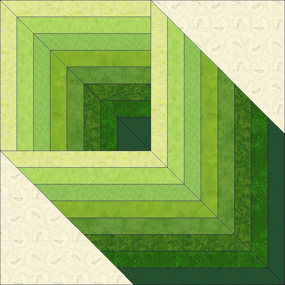 Digital PDF Quilt Block Patternrainbow 3D Illusion Quilt - Etsy