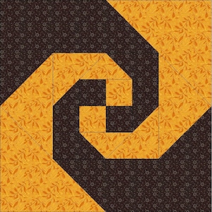 Foundation Paper Piecing (FPP) Templates|snail's Trail Quilt Block ...