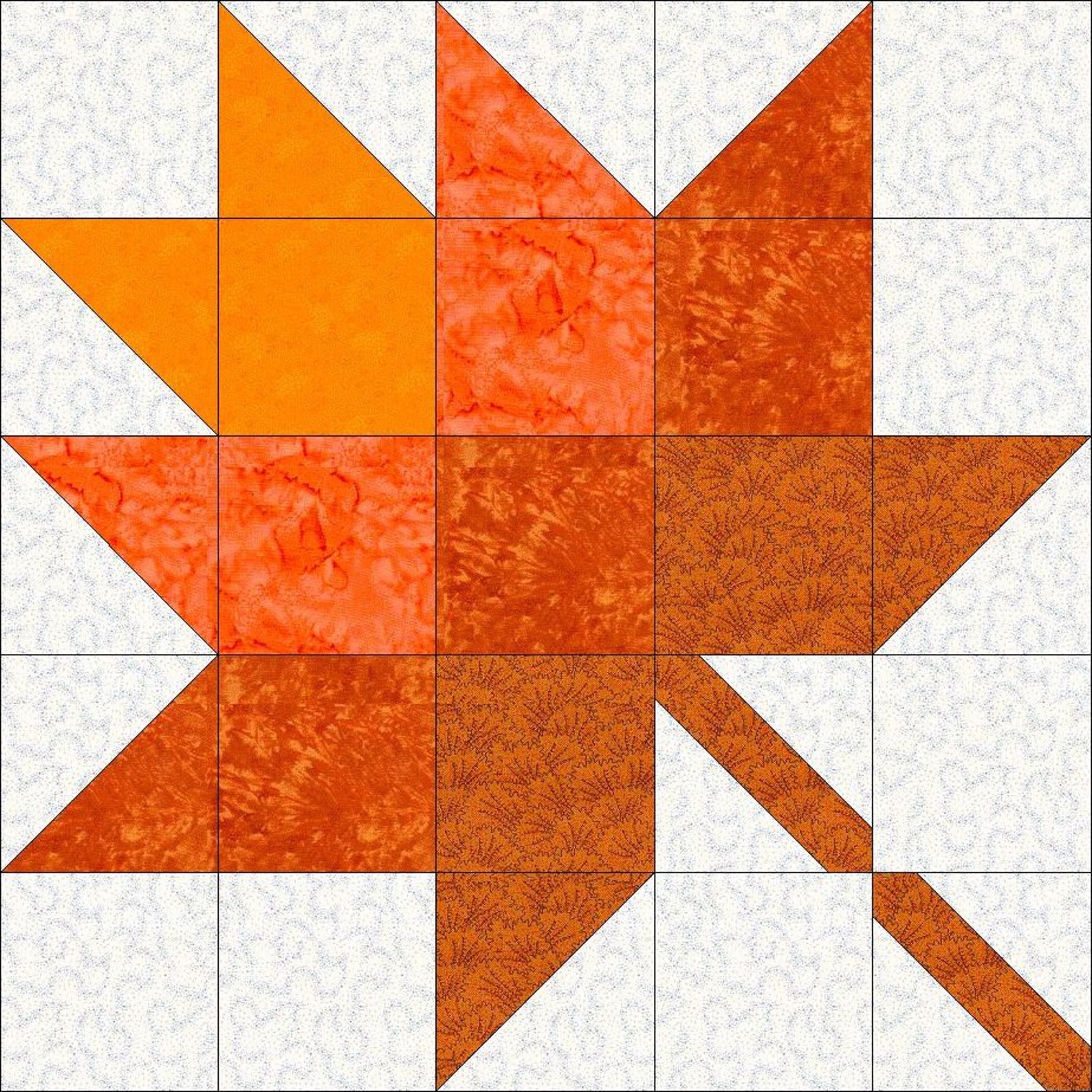 Maple Leaves Digital PDF Quilt Pattern|modern Patchwork|quilt Block ...