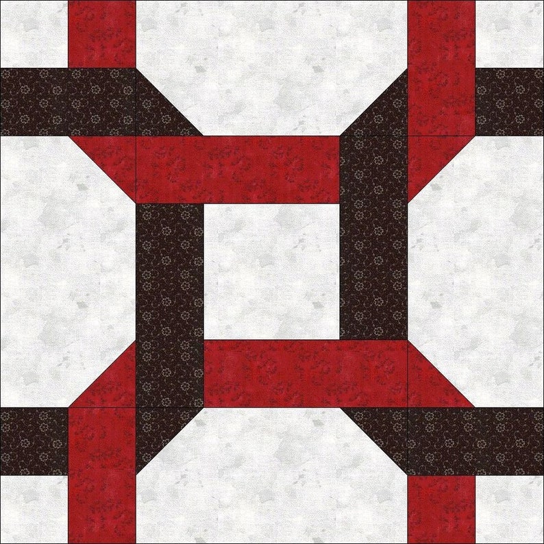 Digital PDF Quilt Block Pattern|celtic Twist Quilt Block|irish Quilt ...