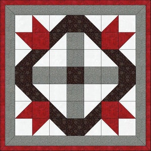 Digital PDF Quilt Block Pattern|david and Goliath Quilt Block Pattern ...