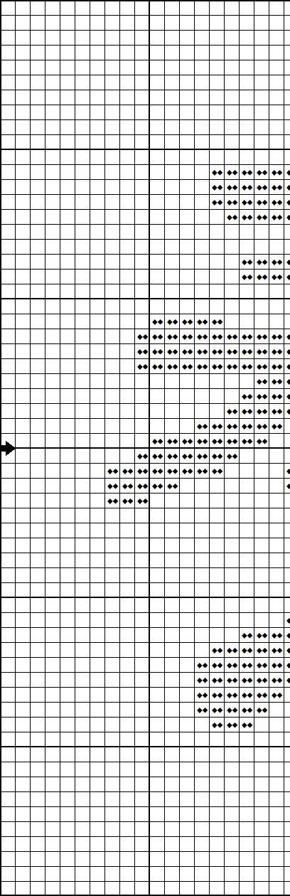 Chinese Symbol Flourishing, Chinese Character,cross Stitch Pattern, PDF ...