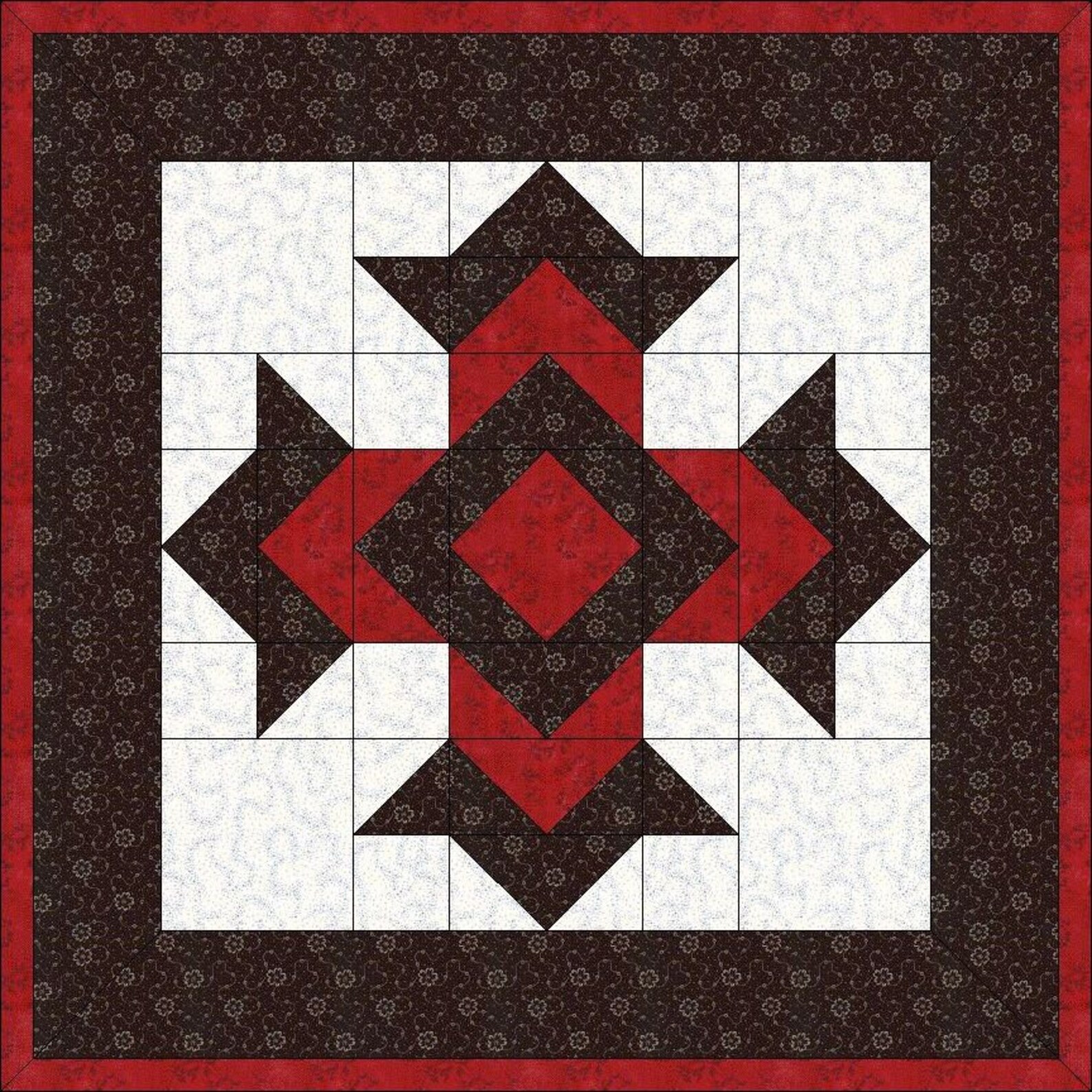 Digital PDF Quilt Block Patterngod's Eye Quilt Block - Etsy