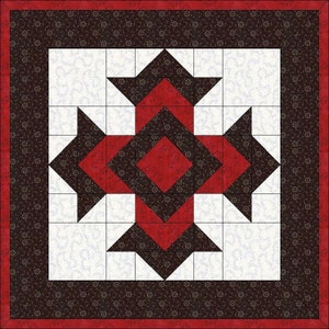 Digital PDF Quilt Block Pattern|god's Eye Quilt Block Pattern|modern ...