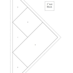 Foundation Paper Piecing (FPP) Templates|card Trick 2 Quilt Block ...