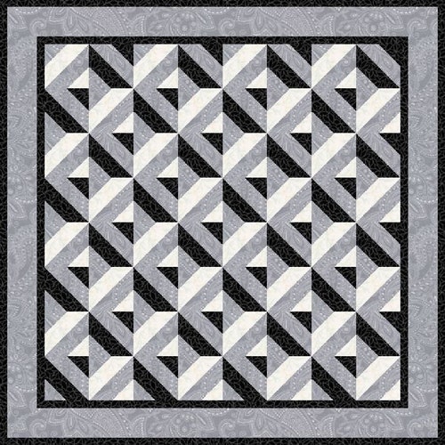 Digital PDF Quilt Block Patternoptical Illusion Quilt Block - Etsy