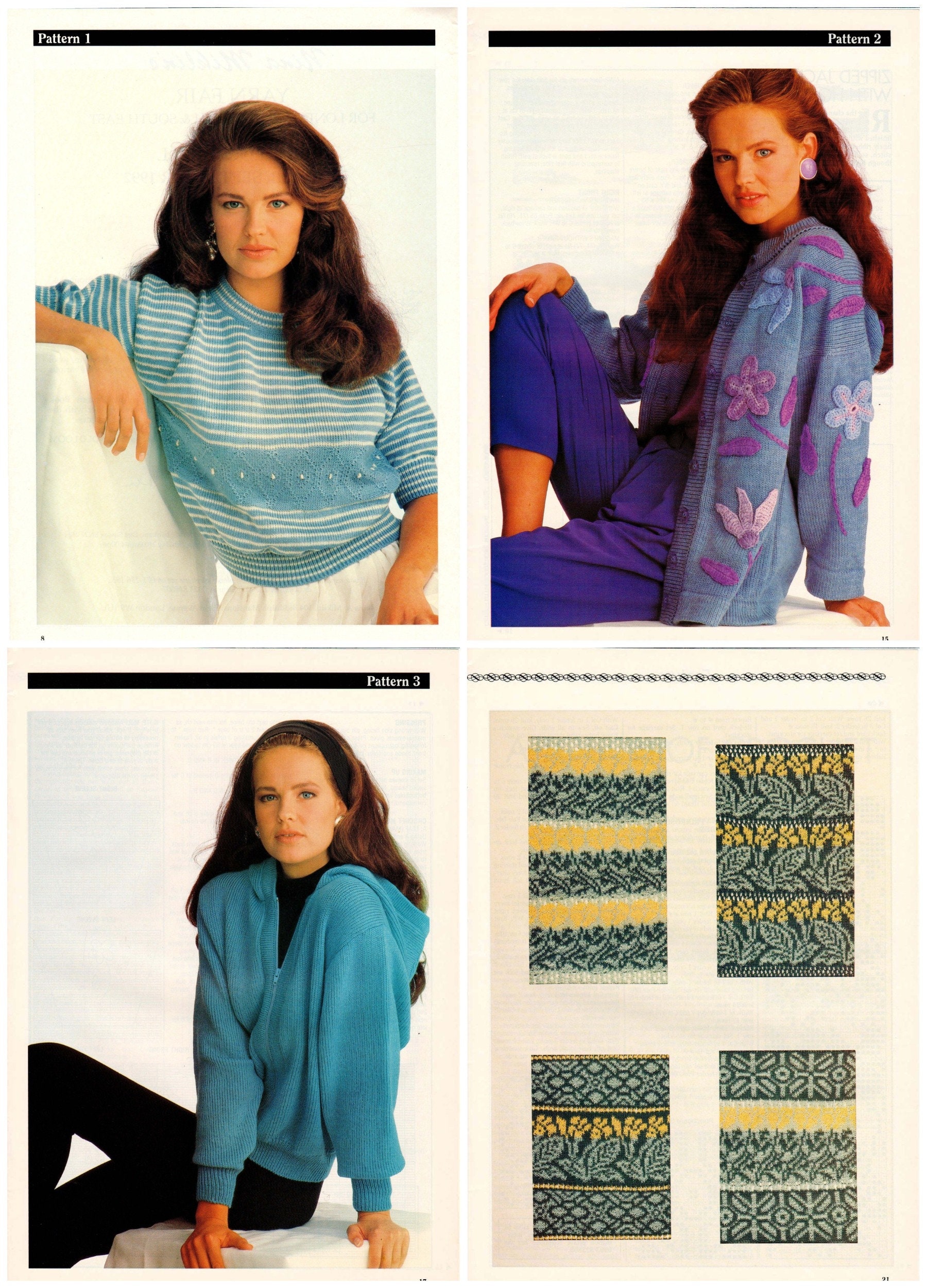 Vintage Knitting Machine Pattern Magazine|modern Machine Knitting SEPT ...