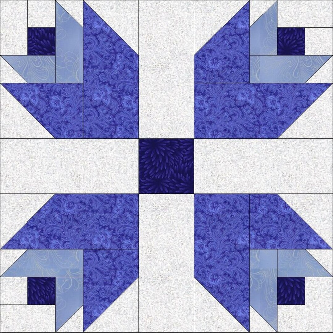 Digital PDF Quilt Block Pattern|dutch Treat Quilt Block Pattern|modern ...