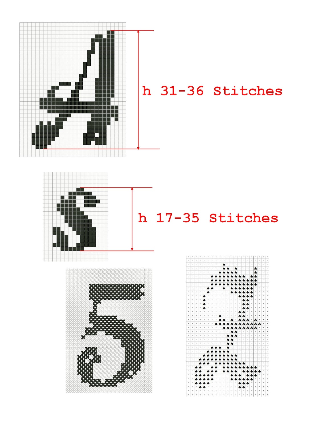 Cross Stitch Patternalphabet and Numberscross Stitch | Etsy