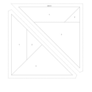 Foundation Paper Piecing (FPP) Templates|card Trick Quilt Block Pattern ...