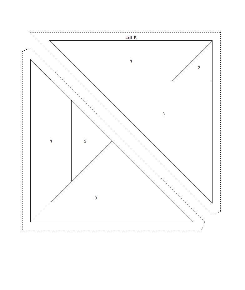 Foundation Paper Piecing (FPP) Templates|card Trick Quilt Block Pattern ...