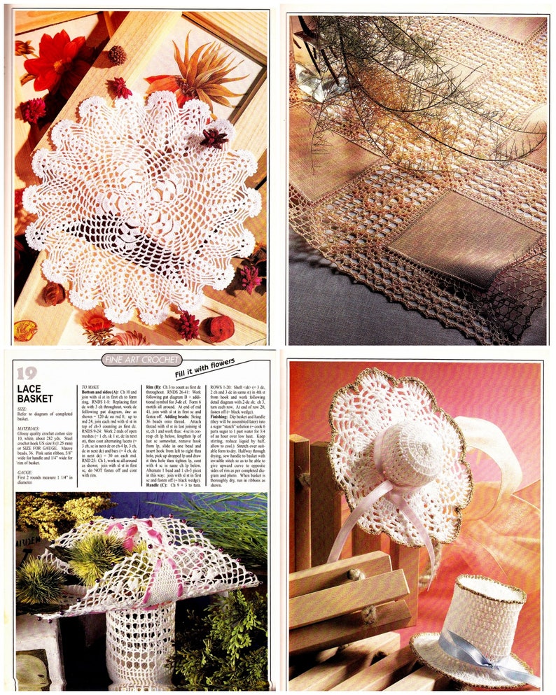 Vintage Crochet Pattern Magazine|magic Crochet #129 December 2000|29 ...
