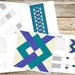 Digital PDF Quilt Block Pattern|interlocking Chain Quilt Block Pattern ...