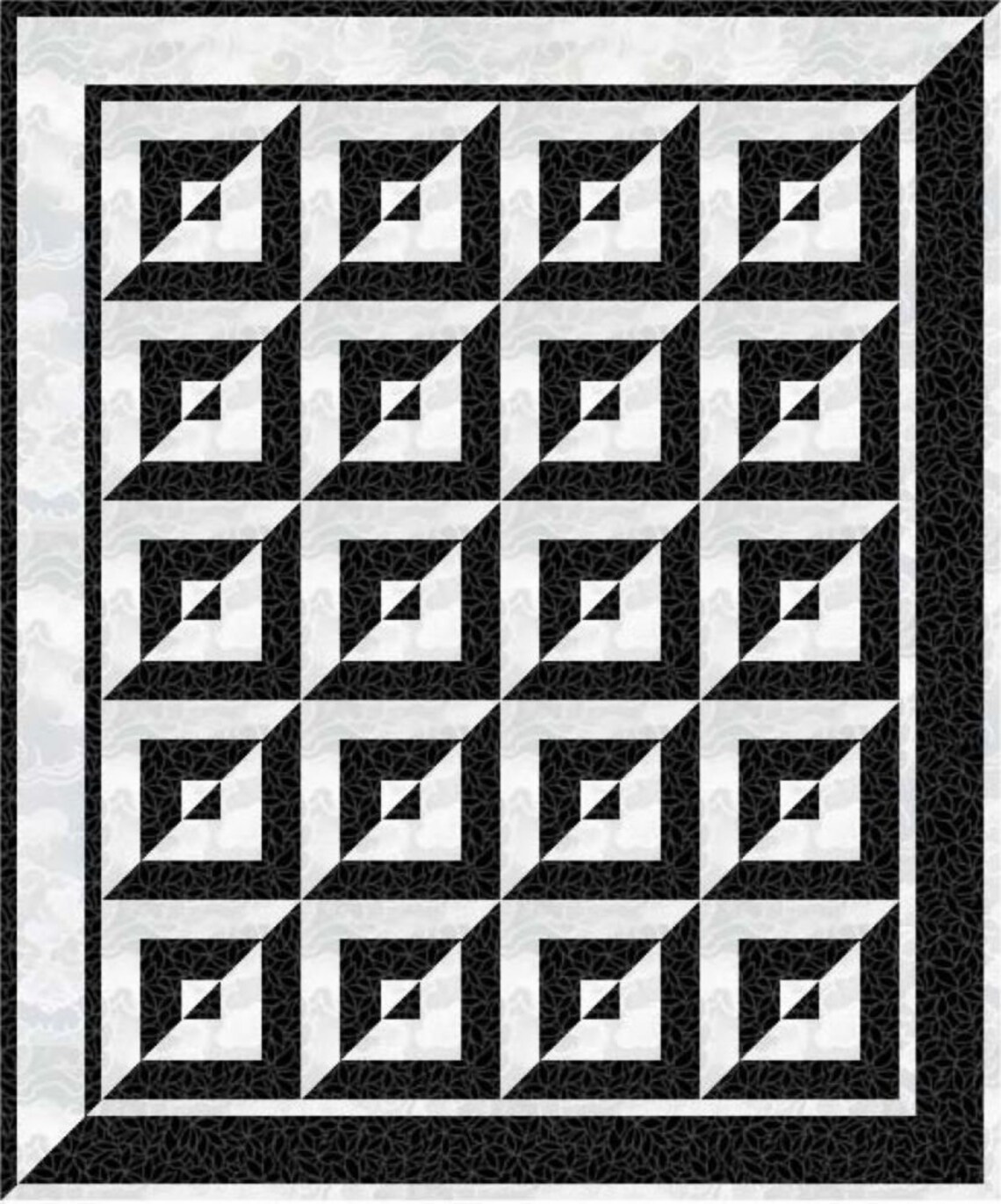Digital PDF Quilt Block Pattern|3d Illusion (6) Quilt Block Pattern ...