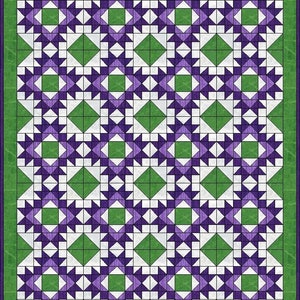 Digital PDF Quilt Block Pattern|thistle Bloom Quilt Block Pattern ...
