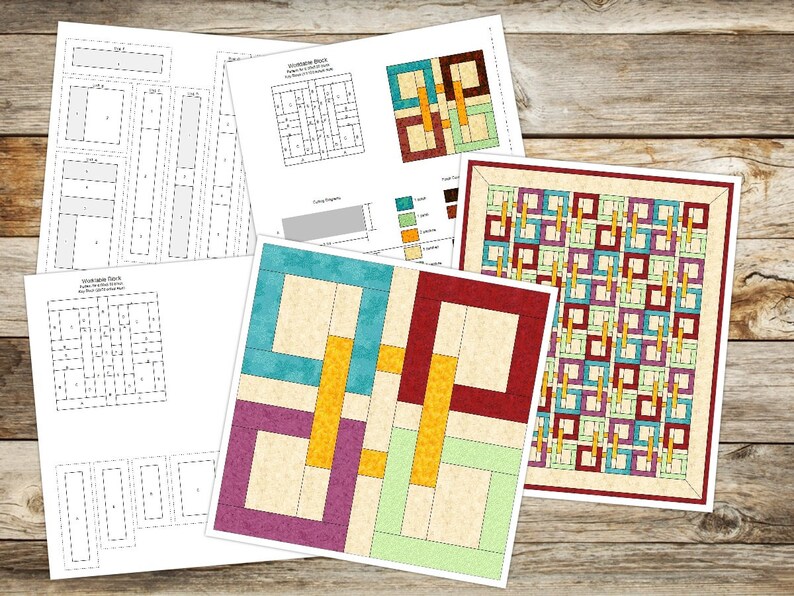 Digital PDF Quilt Block Patternceltic Squares Quilt Block - Etsy