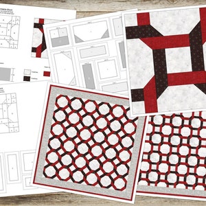 Digital PDF Quilt Block Pattern|celtic Twist Quilt Block|irish Quilt ...