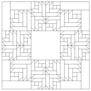 Foundation Paper Piecing (FPP) Templates|christmas Rose Wreath Quilt ...