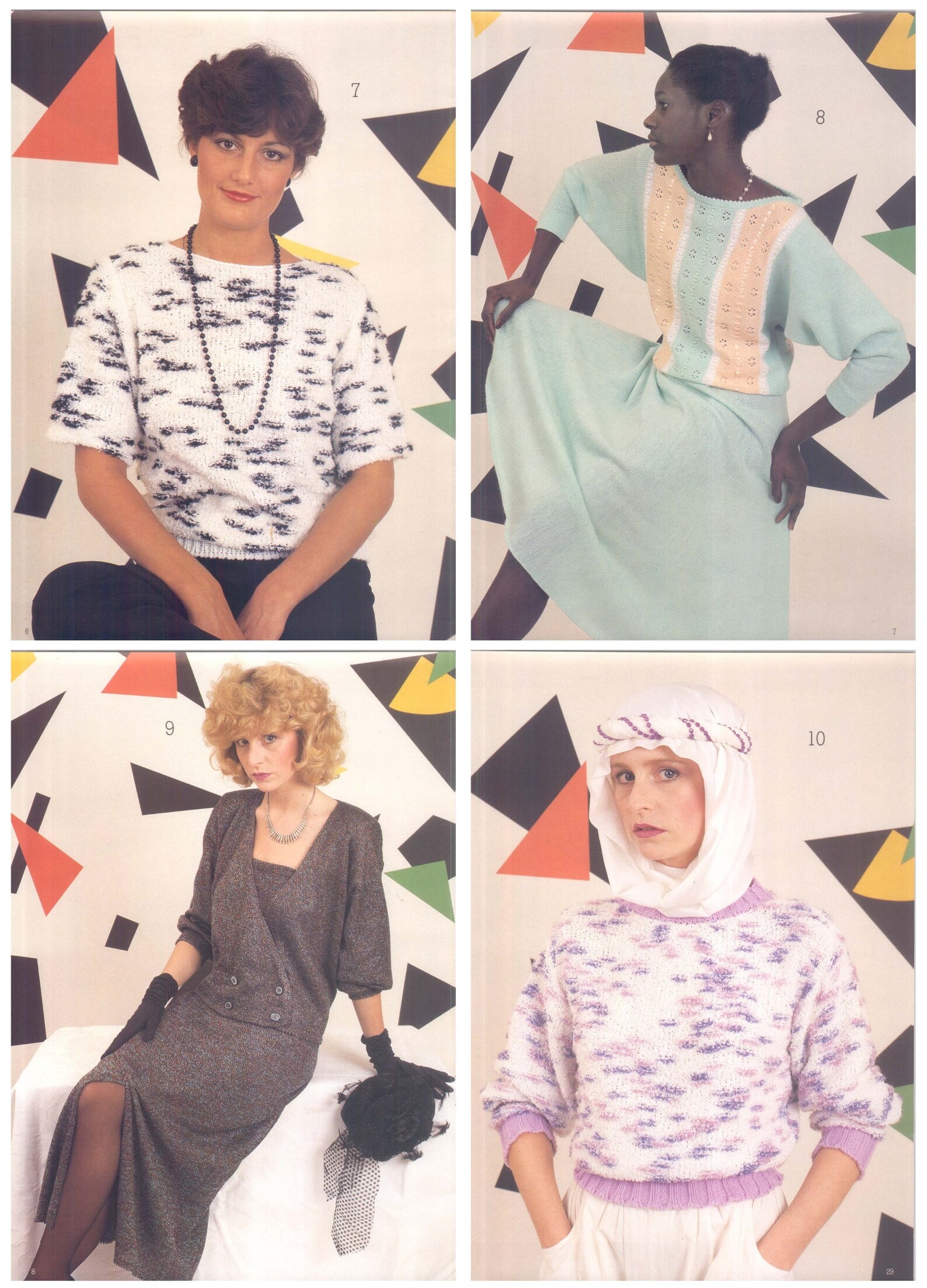 Vintage (1985) Knitting Machine Patterns Magazine|brother Designer ...