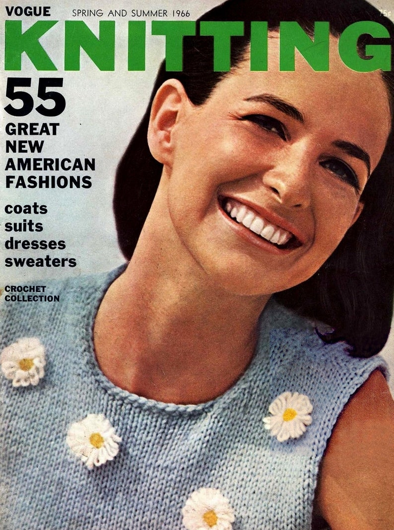 Vintage Vogue Knitting Pattern Magazine, Spring-summer 1966 (PDF ...