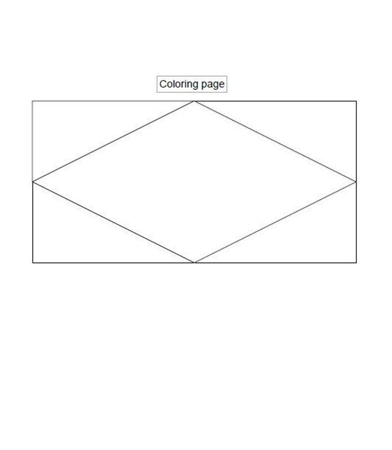 Foundation Paper Piecing (FPP) Templates, Diamond Border Quilt Block ...