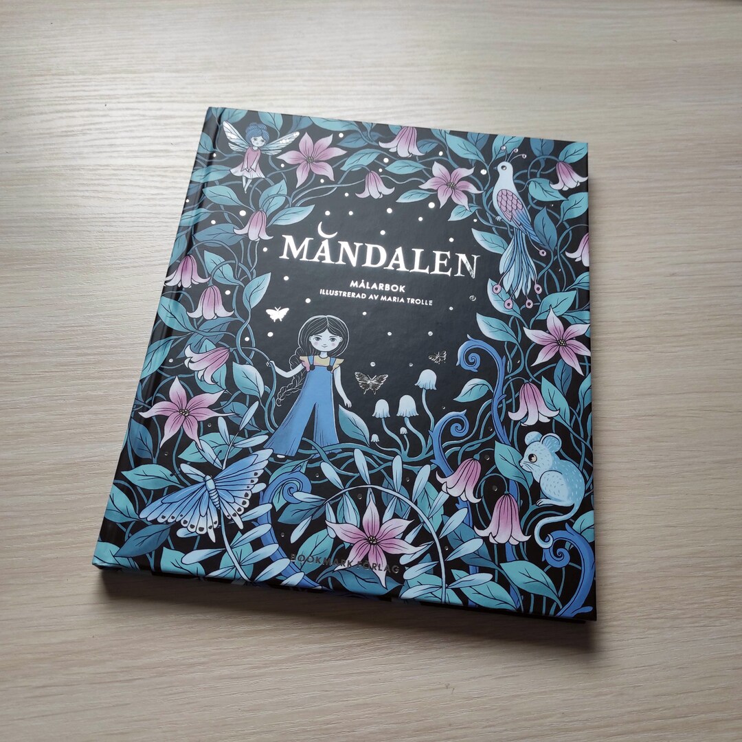 Mandalen Malarbok. Original Coloring Book by Maria Trolle. Swedish ...