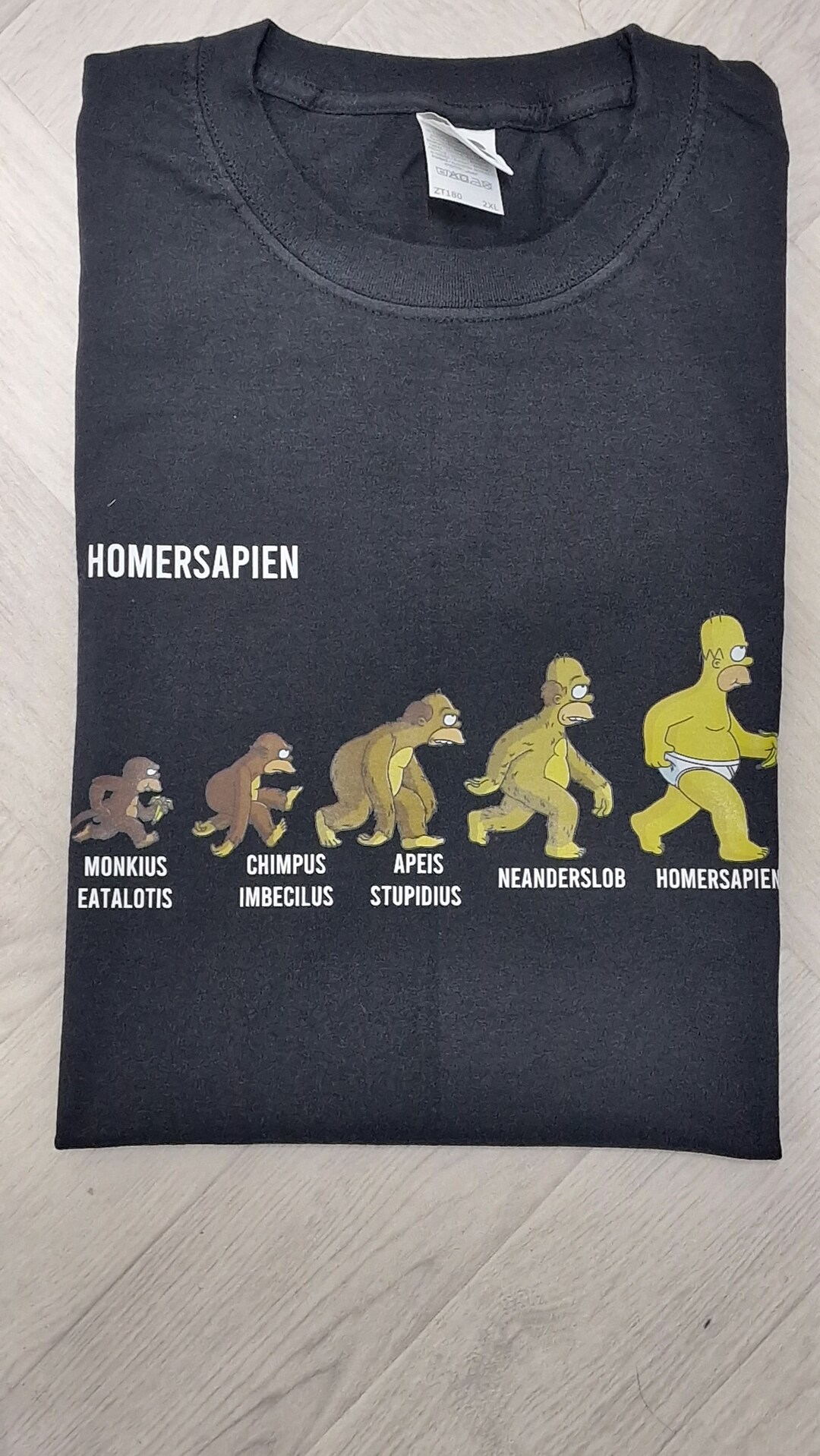 Simpsons homersapien Tee Simpsons Fan, Unisex Women, Men, Funny T-shirt ...