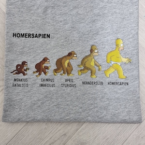 Simpsons homersapien Tee Simpsons Fan, Unisex Women, Men, Funny T-shirt ...
