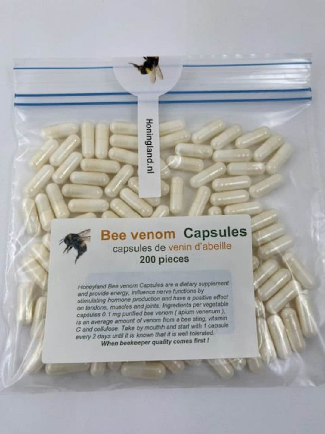 Bee Venom Capsules, Capsules De Venin D'abeille, Bee Venom Capsules 200 ...